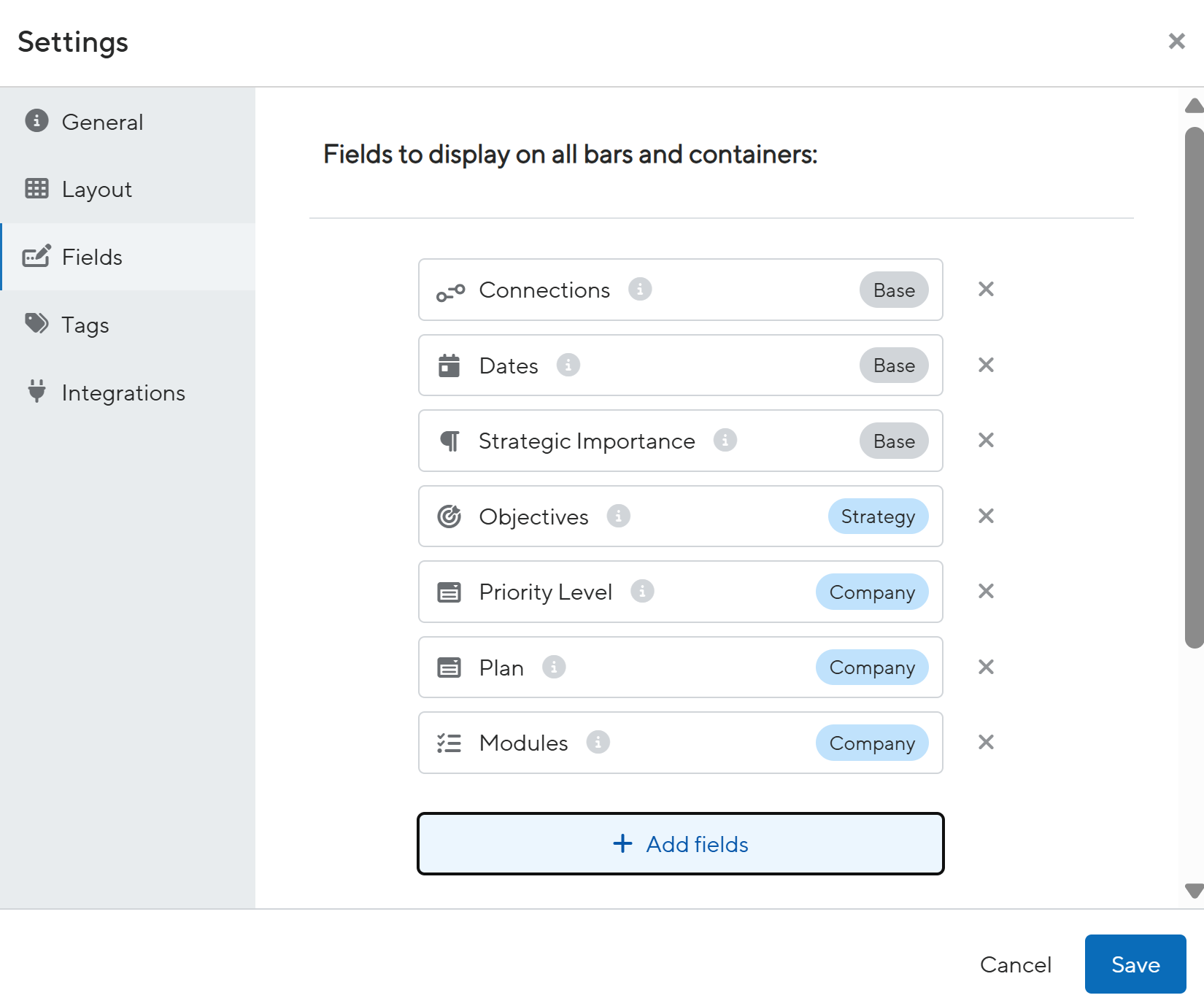 Custom Dropdown Fields